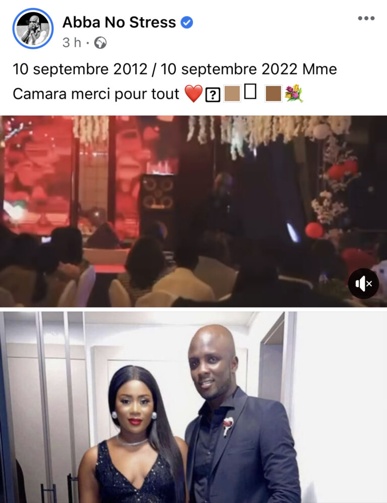 10 ans de mariage, trois enfants : Abba No Stress et sa femme, c’est pour la vie