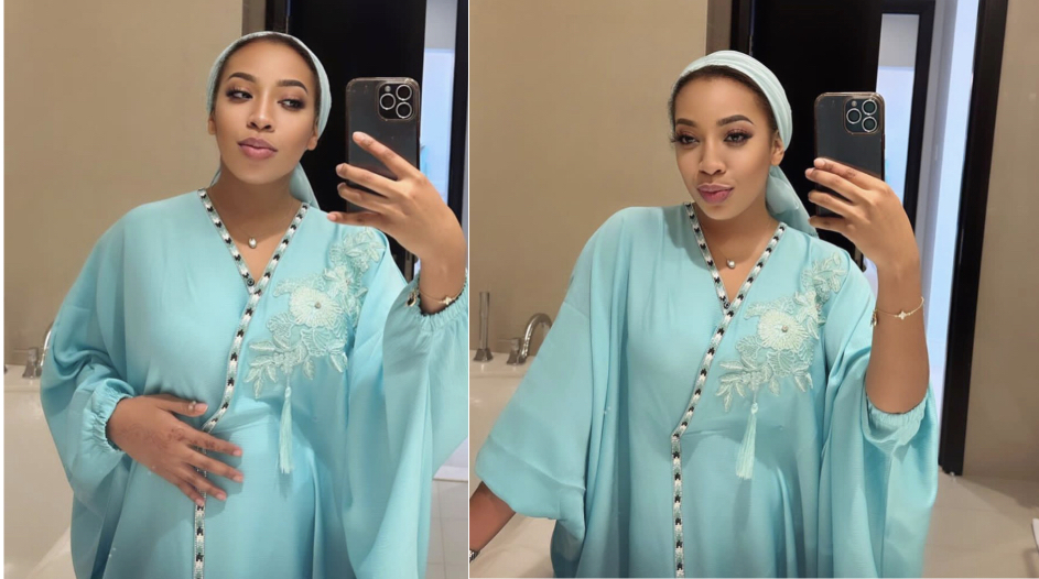 Sublime en mode Djellaba: Zeyna Ndour se la coule douce à Dubaï.