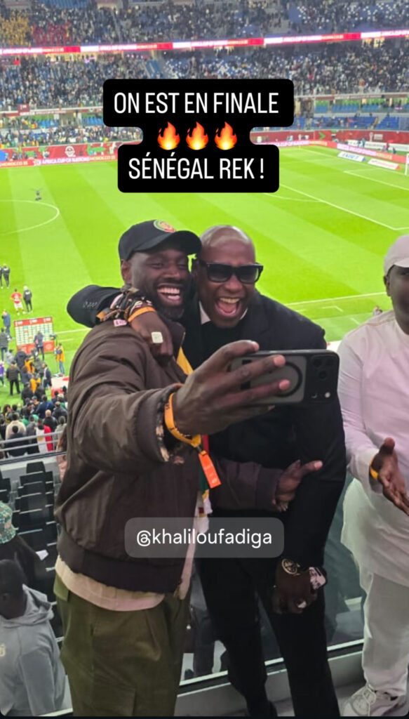 Qualification en finale : Omar Sy célèbre avec les Lions